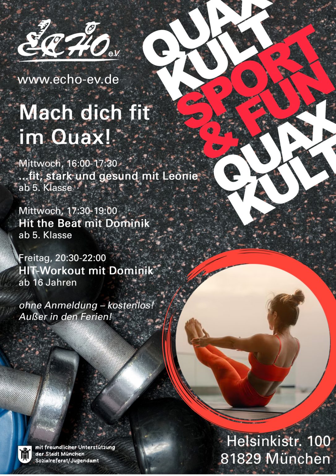 Mach dich fit im Quax! – Echo e.V.